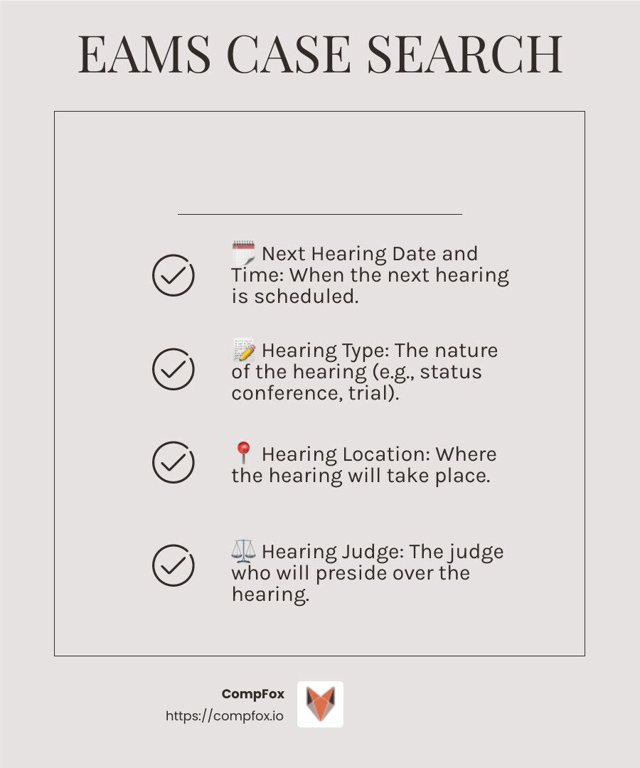 5 Key Tips for Quick EAMS Case Search Success | CompFox